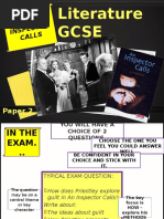 GCSE English Literature An Inspector Calls BOOKLET | PDF