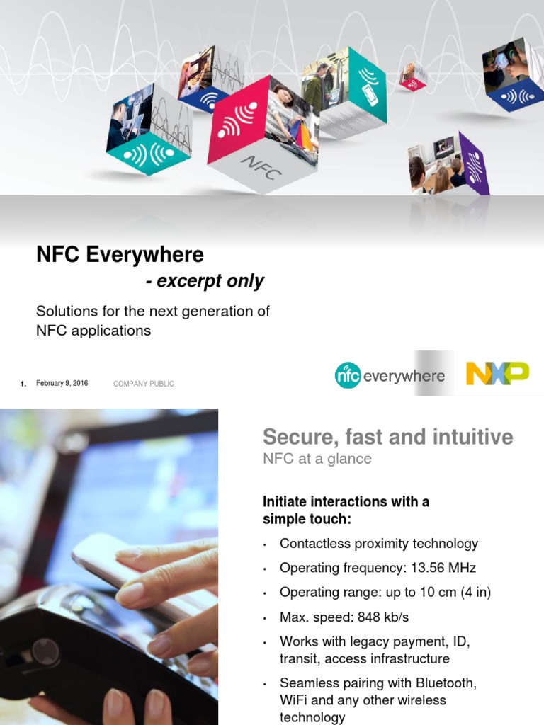 NFC Everywhere: - Excerpt Only | PDF | Mobile Technology | Smart Devices
