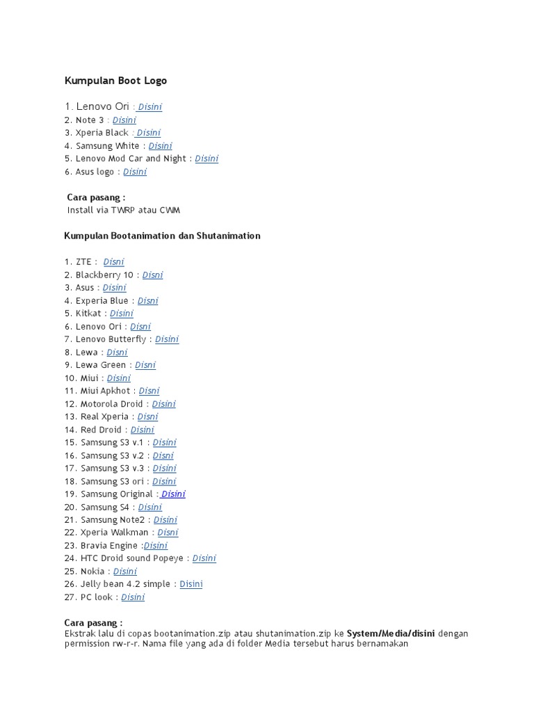 Boot Animation Pdf