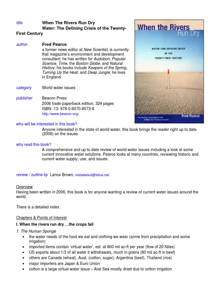 When The Rivers Run Dry | PDF | River | Flood