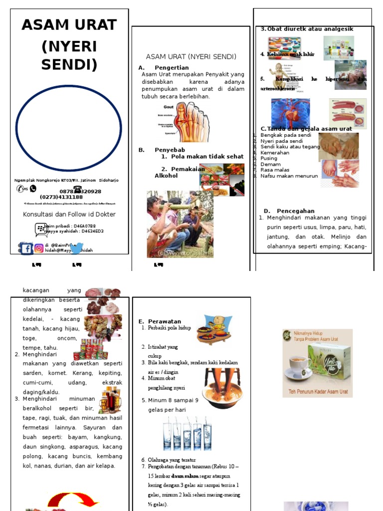 Leaflet Gout New | PDF