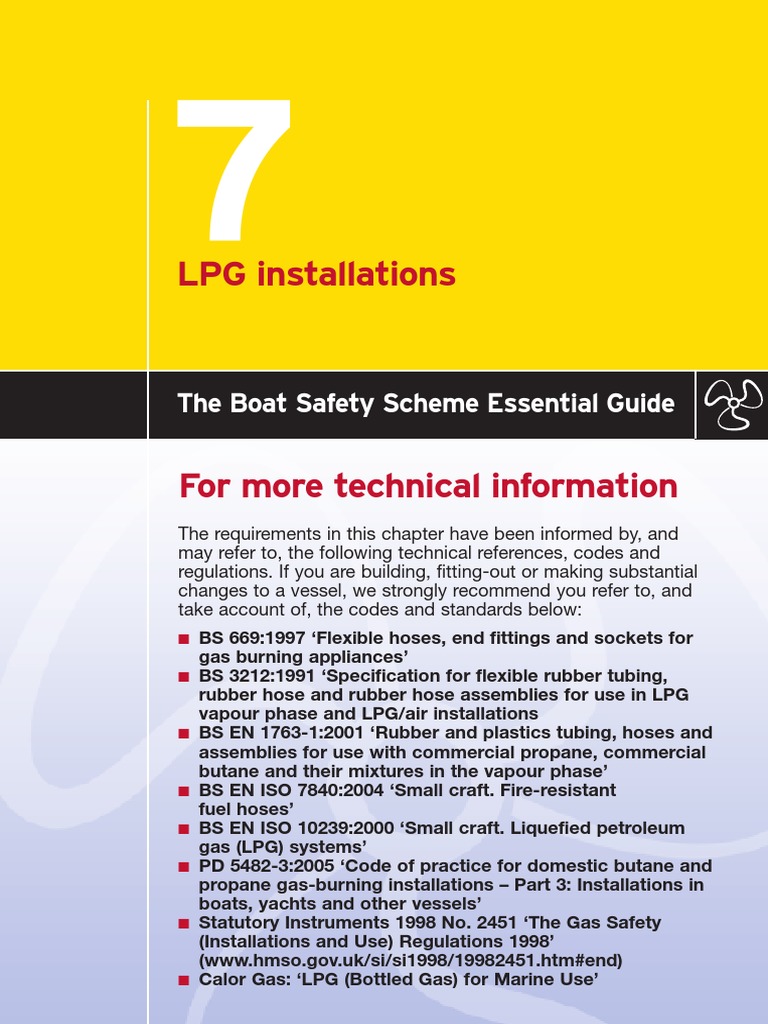 BSS Guide Chap7 | Download Free PDF | Propane | Liquefied Petroleum Gas