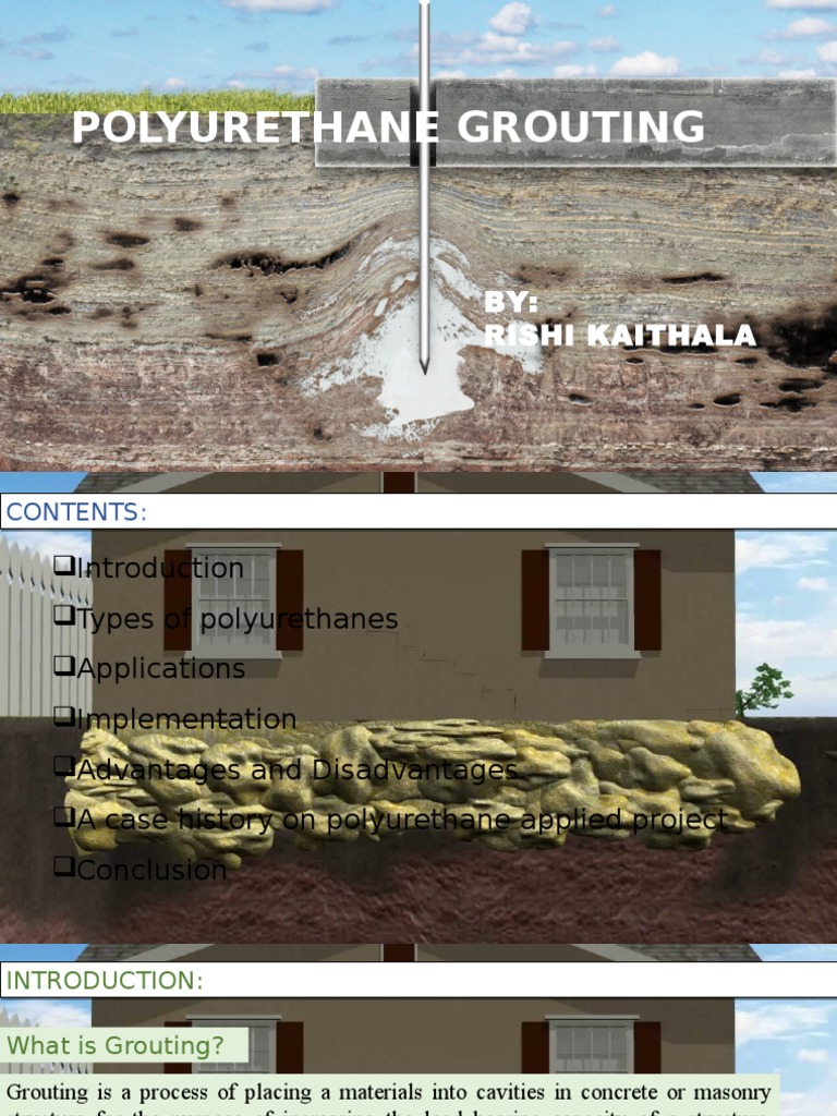 Soil Improvement by Polyurethane Grouting | Polyurethane | Road Surface