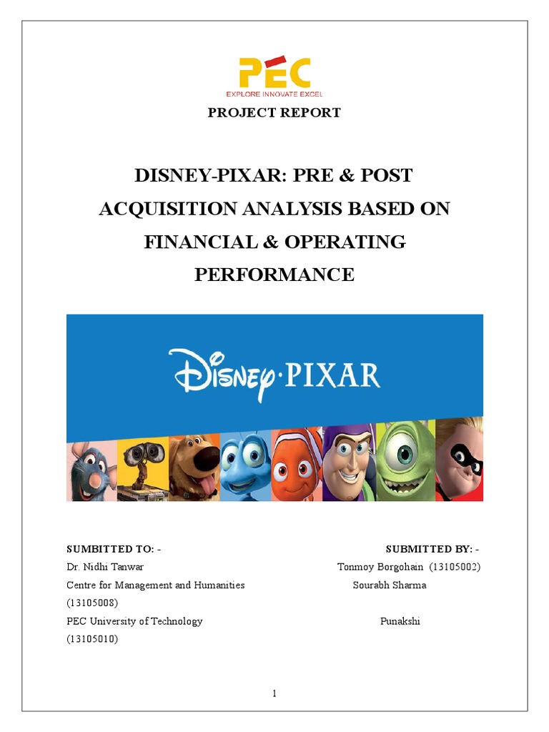 Finance Report Final | PDF | Pixar | Equity (Finance)