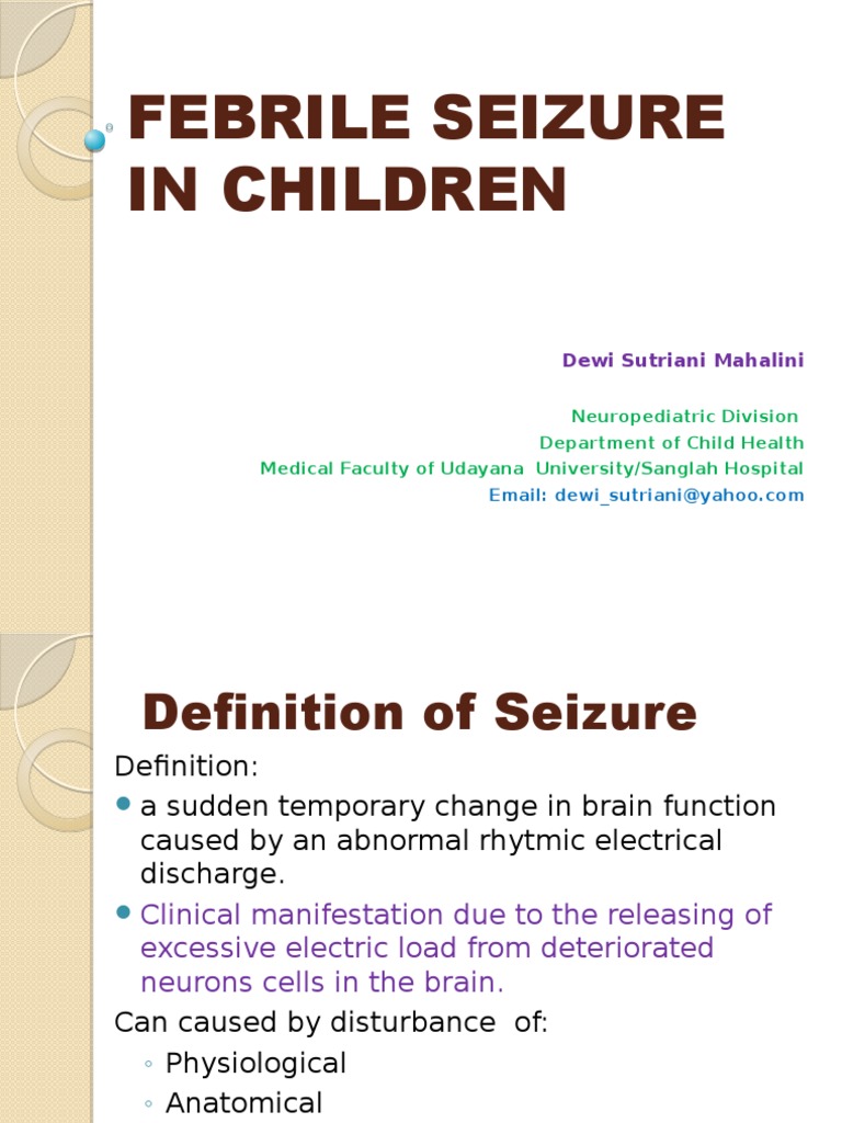 Febrile Seizure | PDF | Epilepsy | Fever