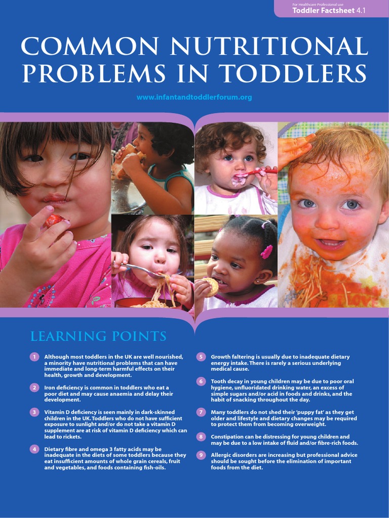 4.1 - Common Nutritional Problems in Toddlers | PDF | Body Mass Index ...