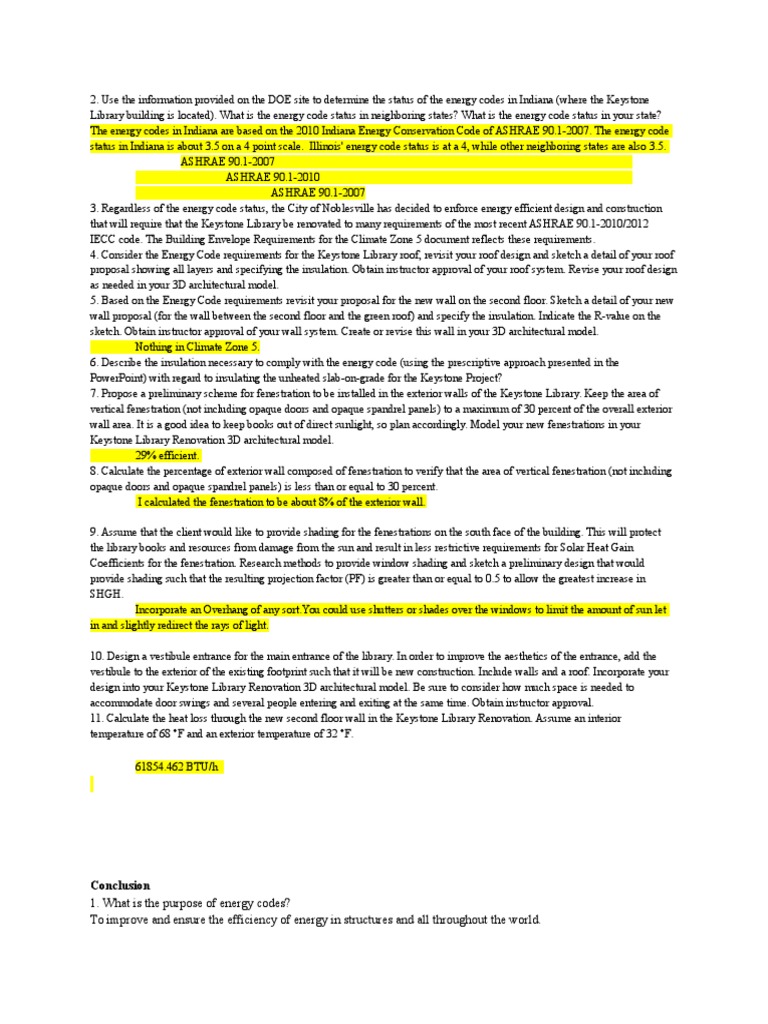 Indiana Energy Code: Keystone Library Renovation | PDF | Window ...