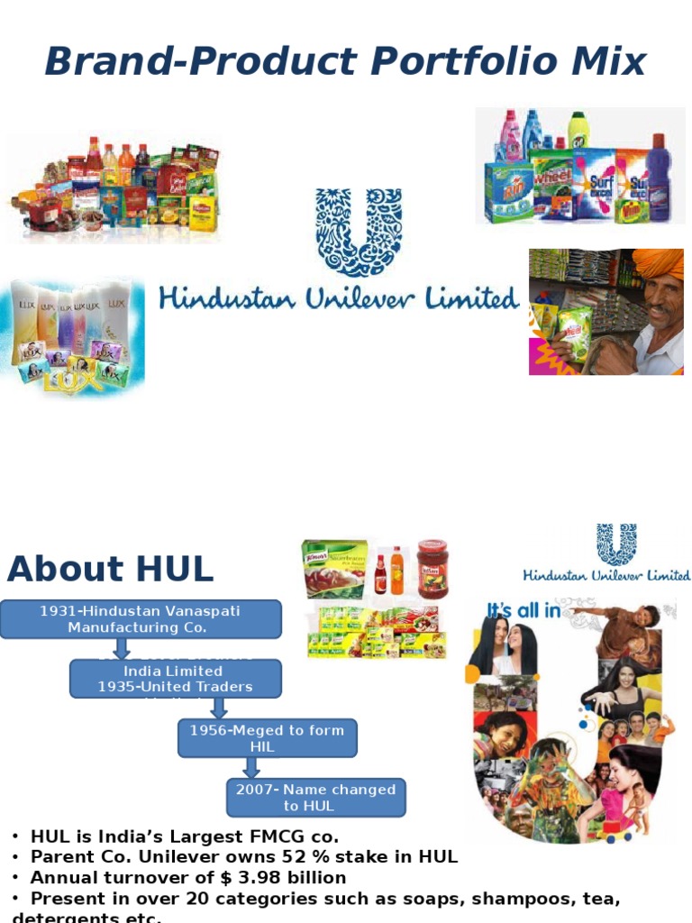 HUL Brand-Product Portfolio Overview | PDF | Toiletry | Personal ...