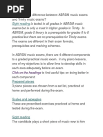 ABRSM Online Music Theory Exam Guide | PDF