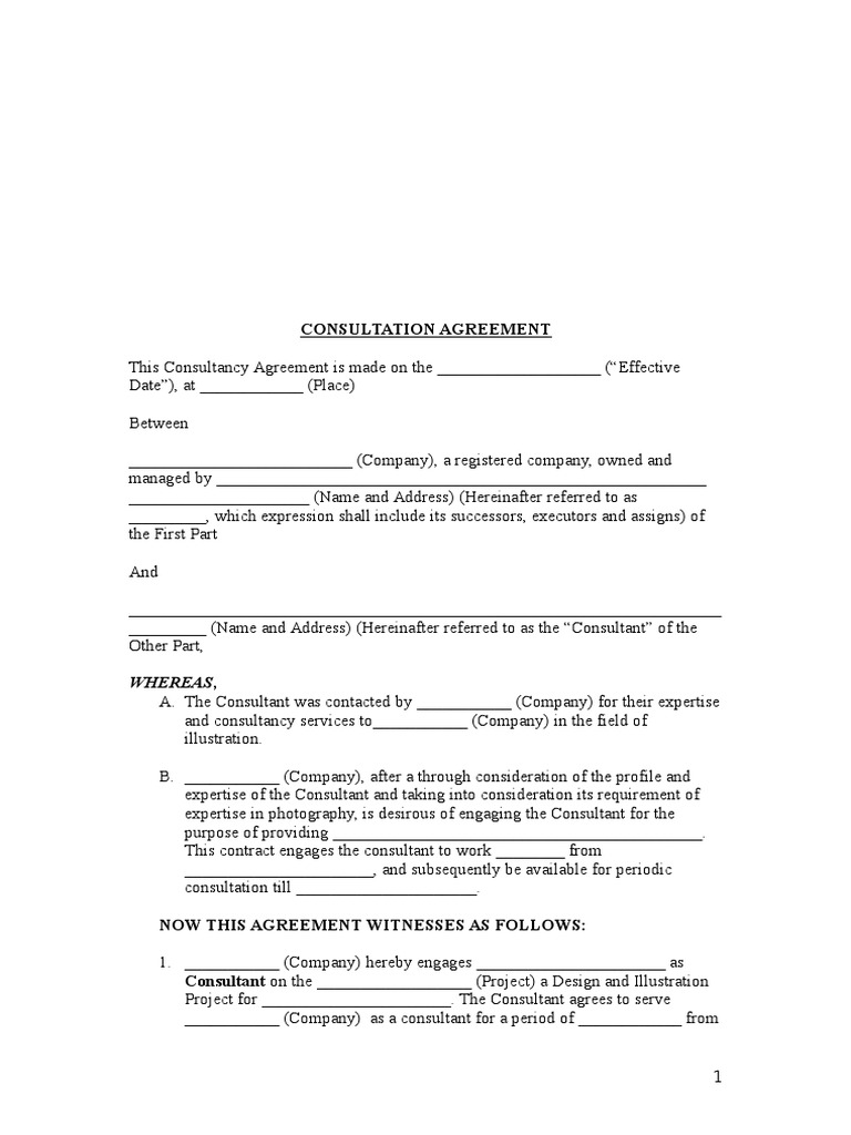 Illustrator Contract | PDF | Intellectual Property | Consultant