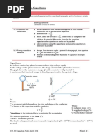 MCQs On Capacitance and Capacitor | PDF | Capacitor | Capacitance