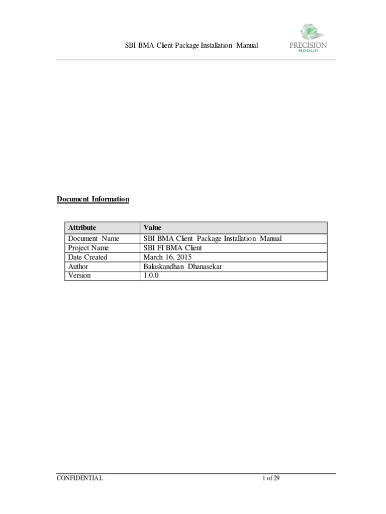 SBI BMA Client - Installation Manual | PDF | Internet Explorer | Installation (Computer Programs)