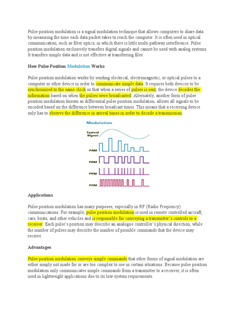 PPM signal english.docx | Modulation | Electromagnetism