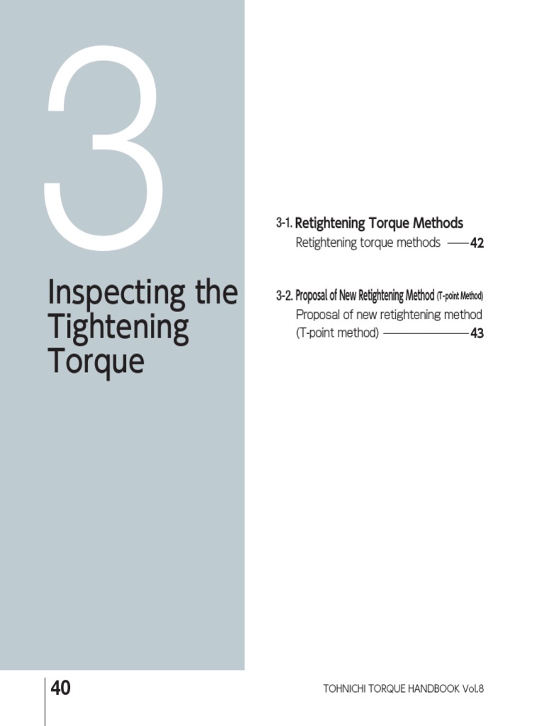 03 Inspecting Tightening Torque | PDF | Torque | Accuracy And Precision