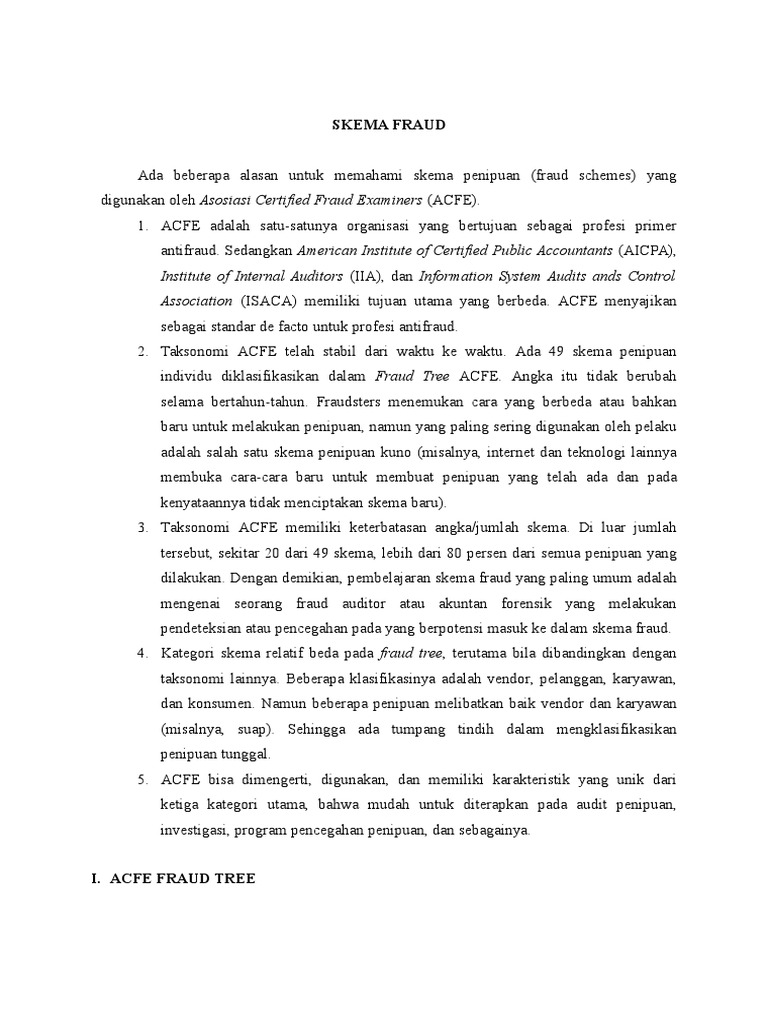 Resume Skema Fraud - Singleton | PDF