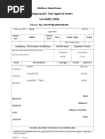 Hotel Boarding Bill | PDF