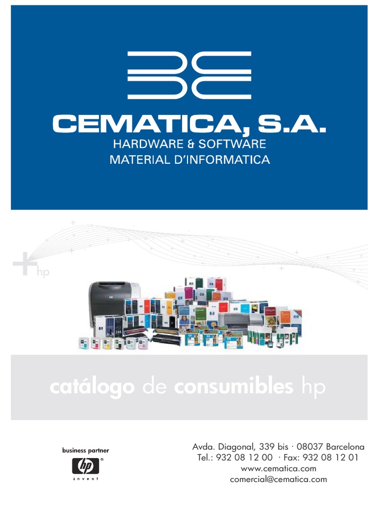 Catalogo HP PDF | Download Free PDF | Cian | Tinta