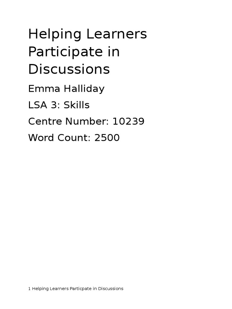 Lsa 3 Be | PDF | Conversation | Semiotics