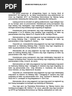 Welcome Address Tagalog | PDF