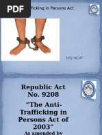 RA 9208 Vs RA 10364 (Anti Trafficking of Persons) | PDF | Sexual ...