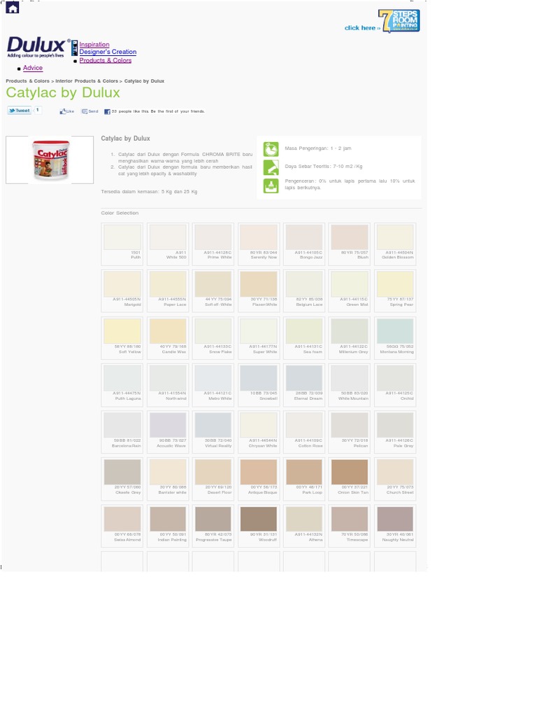 Catylac by Dulux PDF | PDF | Alam