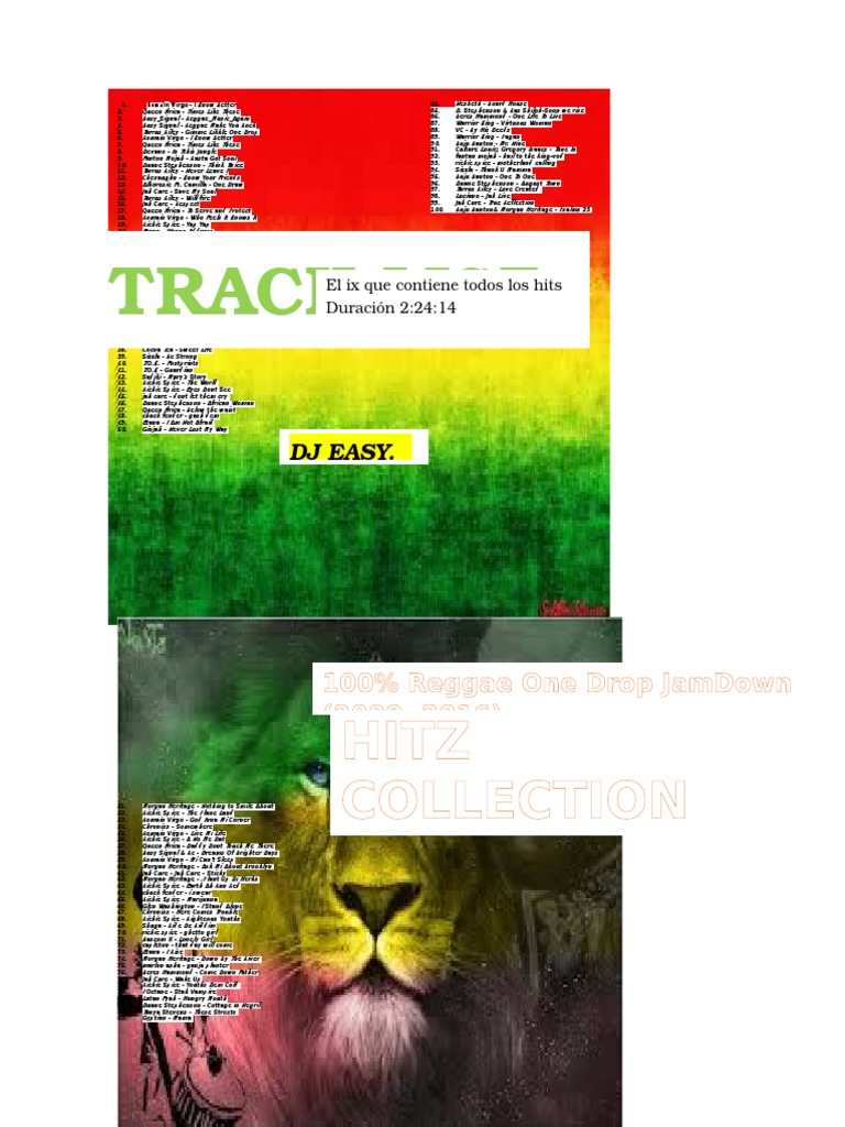 One Drop Reggae Mix | PDF | Reggae | Jamaican Music