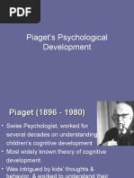 Jean Piaget Lesson Plan | PDF | Cognitive Development | Schema (Psychology)