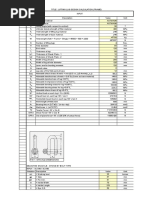 Lifting Lug Excel Sheet | PDF | Bending | Solid Mechanics