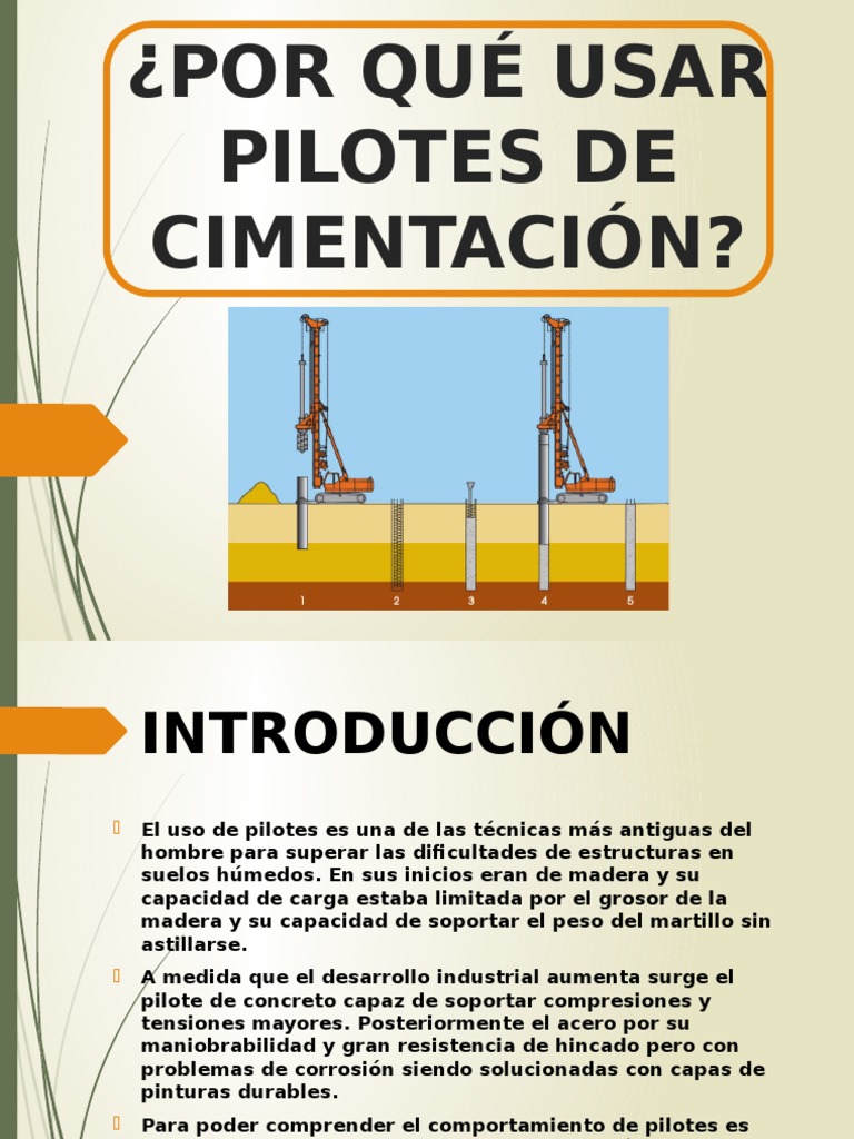 Por Que Utilizar Pilotes | Fundación (Ingeniería) | Ingeniería de ...