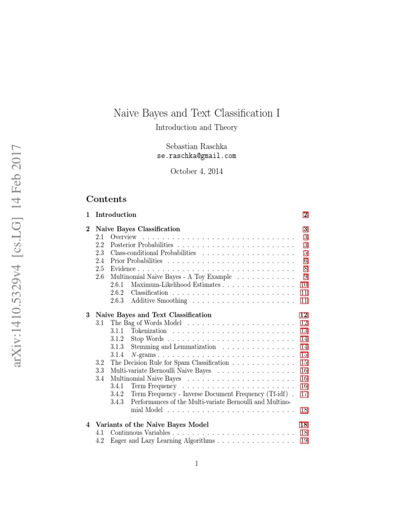 NaiveBayes N Text Analytics | PDF | Statistical Classification | Normal Distribution