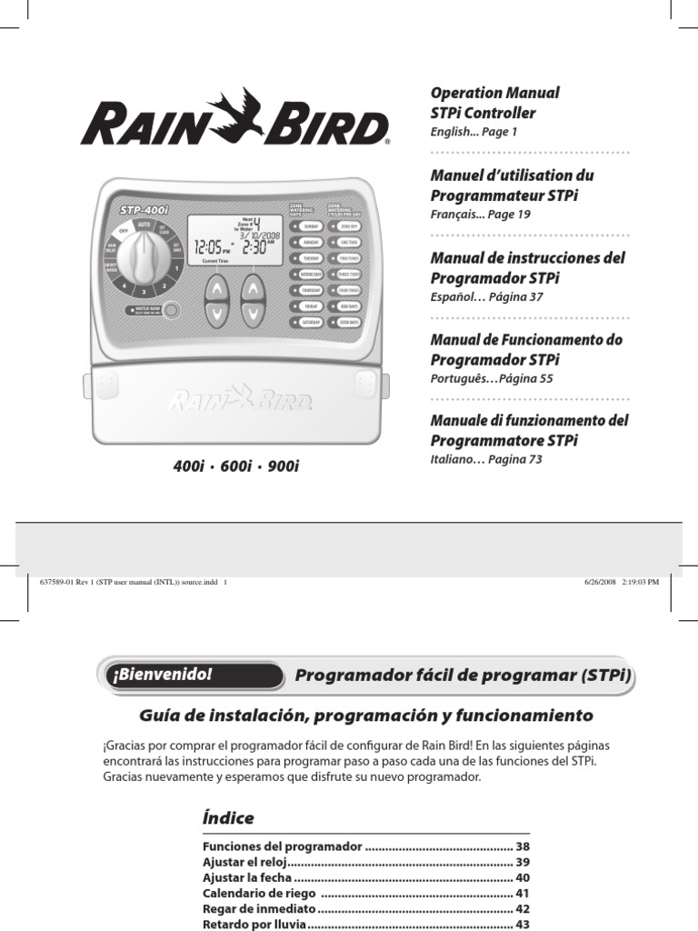 Rain Bird 2 | PDF | Bomba | Relé