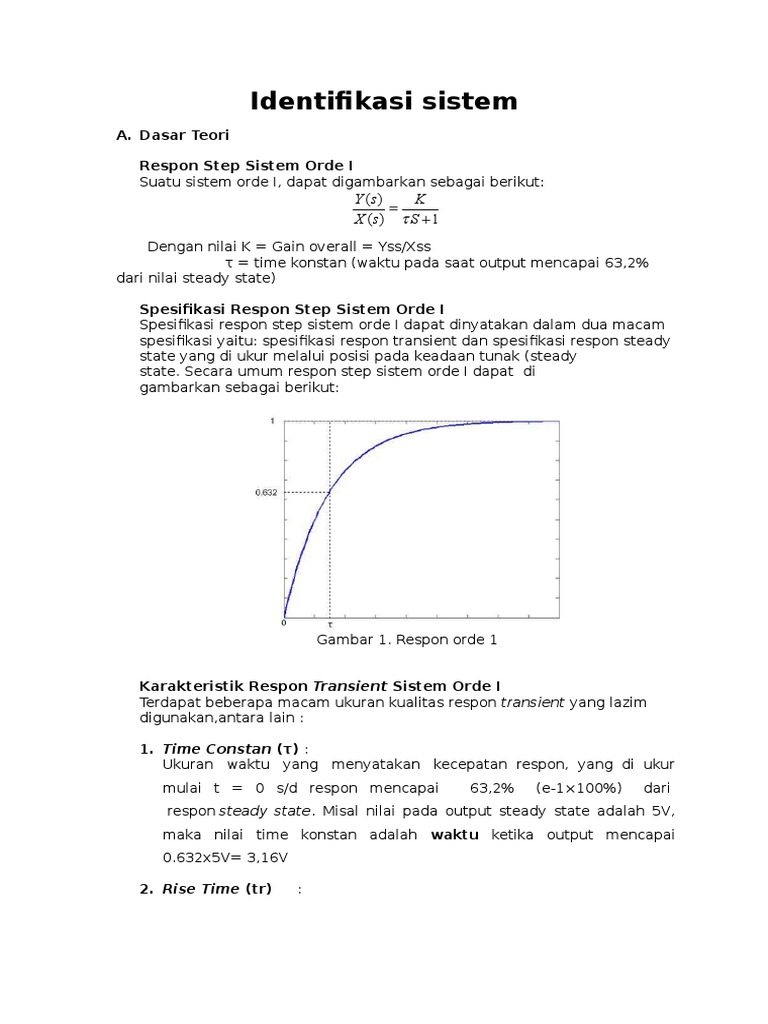 Identifikasi Sistem | PDF