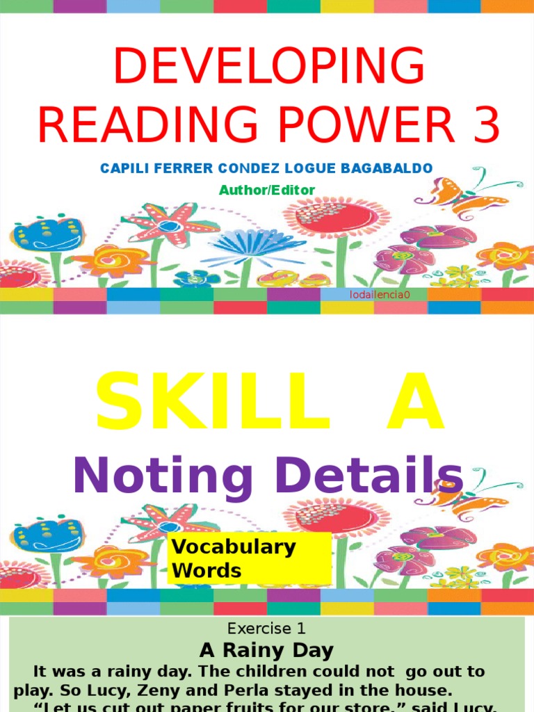 Developing Reading Power 3, Rainy | Download Free PDF | Fruit | Edible ... Developing Reading Power 3, Rainy | Download Free PDF | Fruit | Edible ...