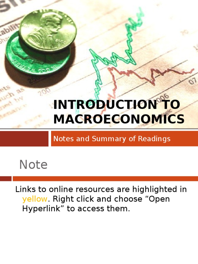 Introduction to Macroeconomics Overview | PDF | Deficit Spending ...