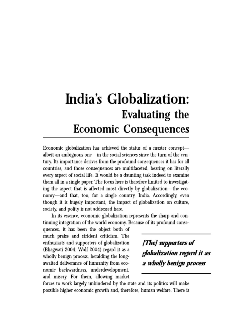 Globalization and Its Effect PDF | PDF