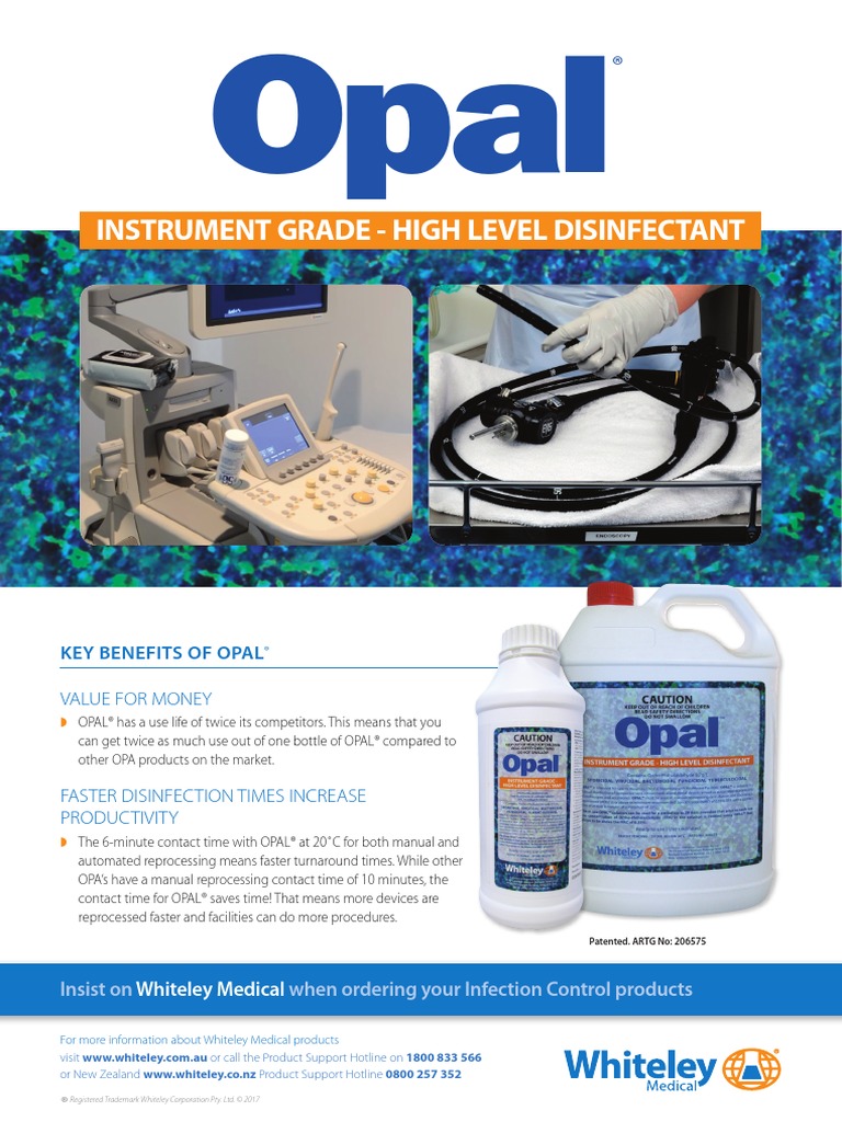 Opal Brochure | Disinfectant | Medicine