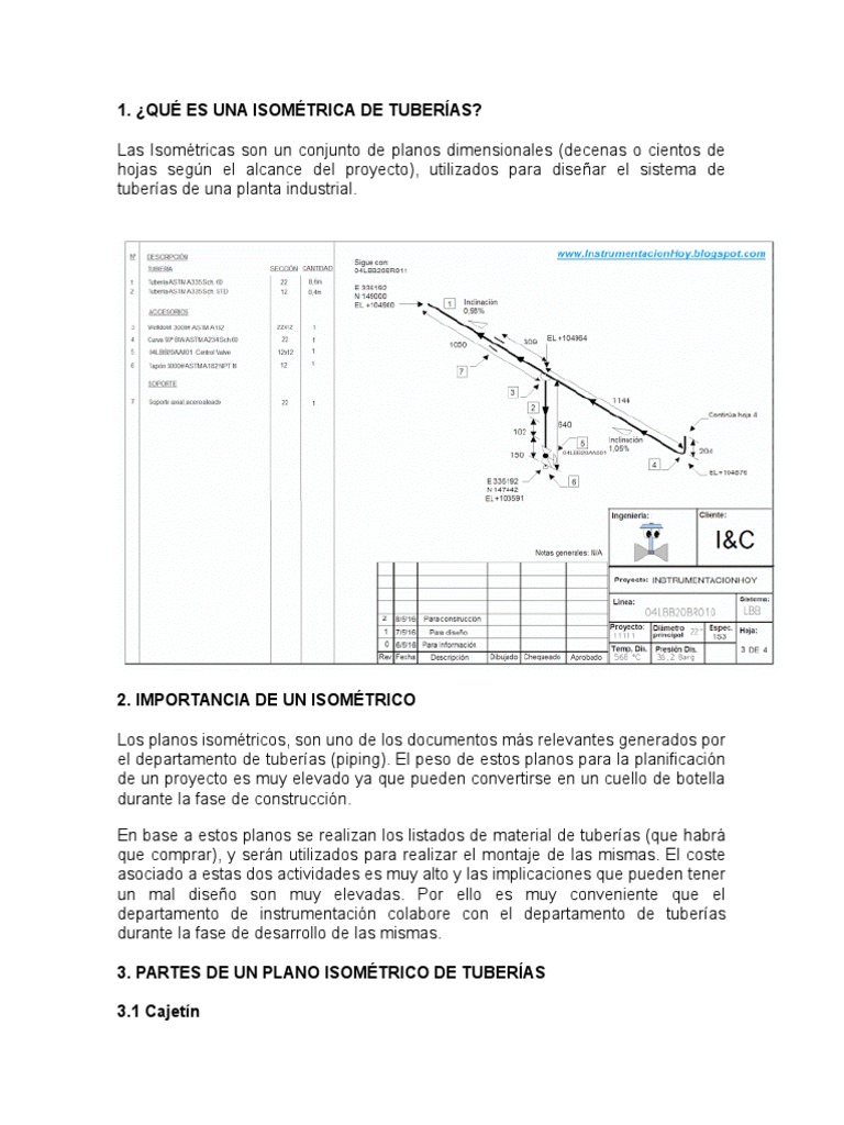 Isometricos de Tuberias | PDF | Diseño | Informática y tecnología de la ...
