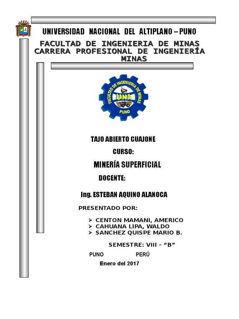 Mina Cuajone Nuevo | PDF | Sólidos cristalinos | Rieles