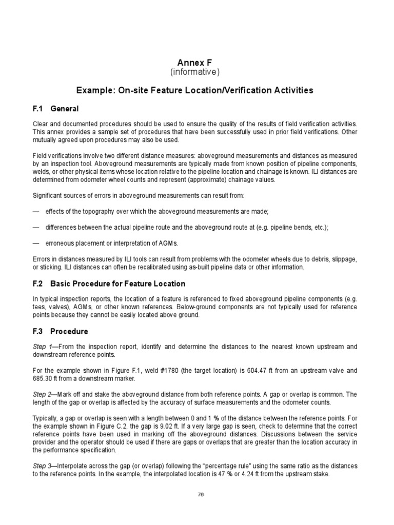 Annex F - Api 1163 | PDF | Scientific Observation | Nature