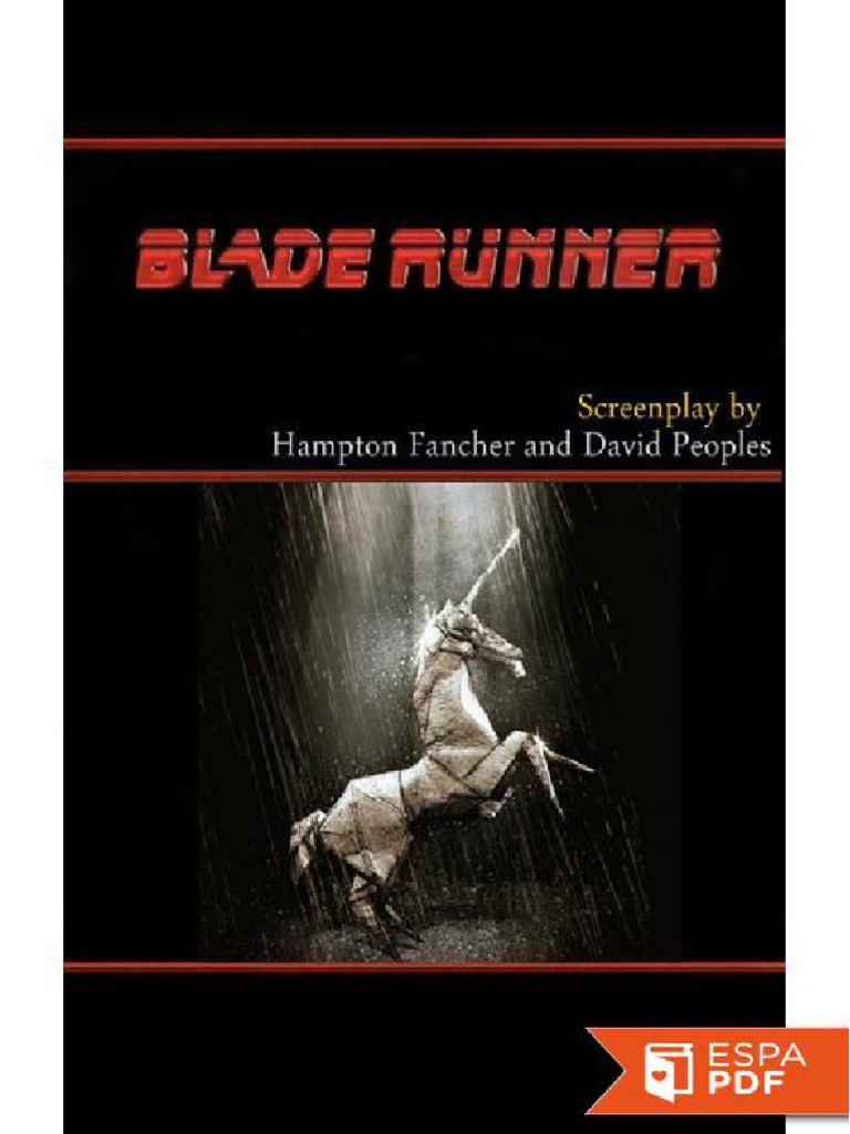 Blade Runner - Hampton Fancher, David Peoples | PDF