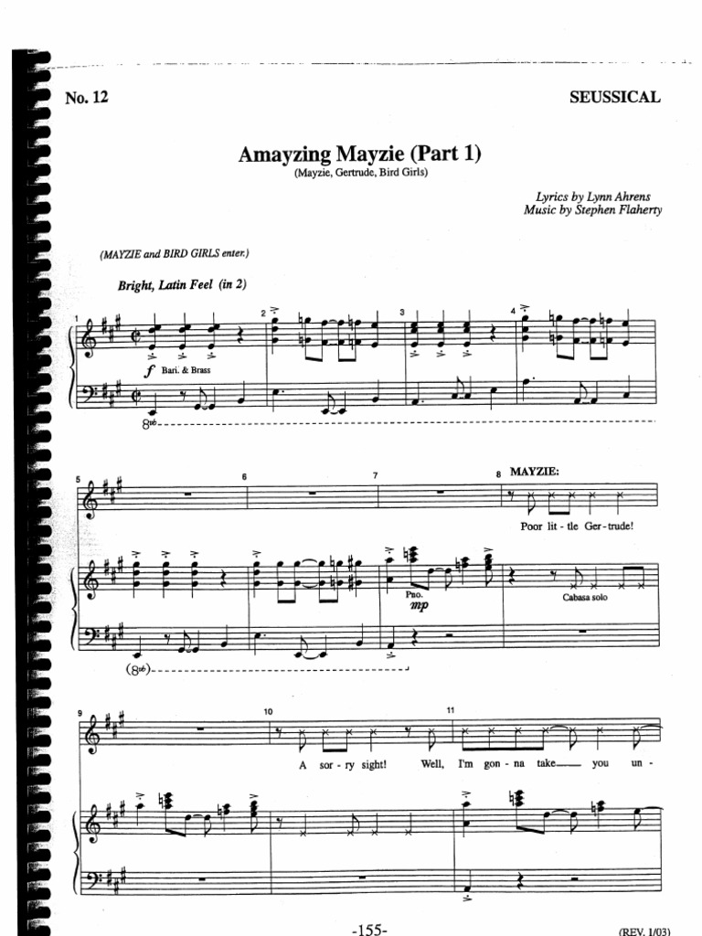 Amazing Mayzie Accompaniment