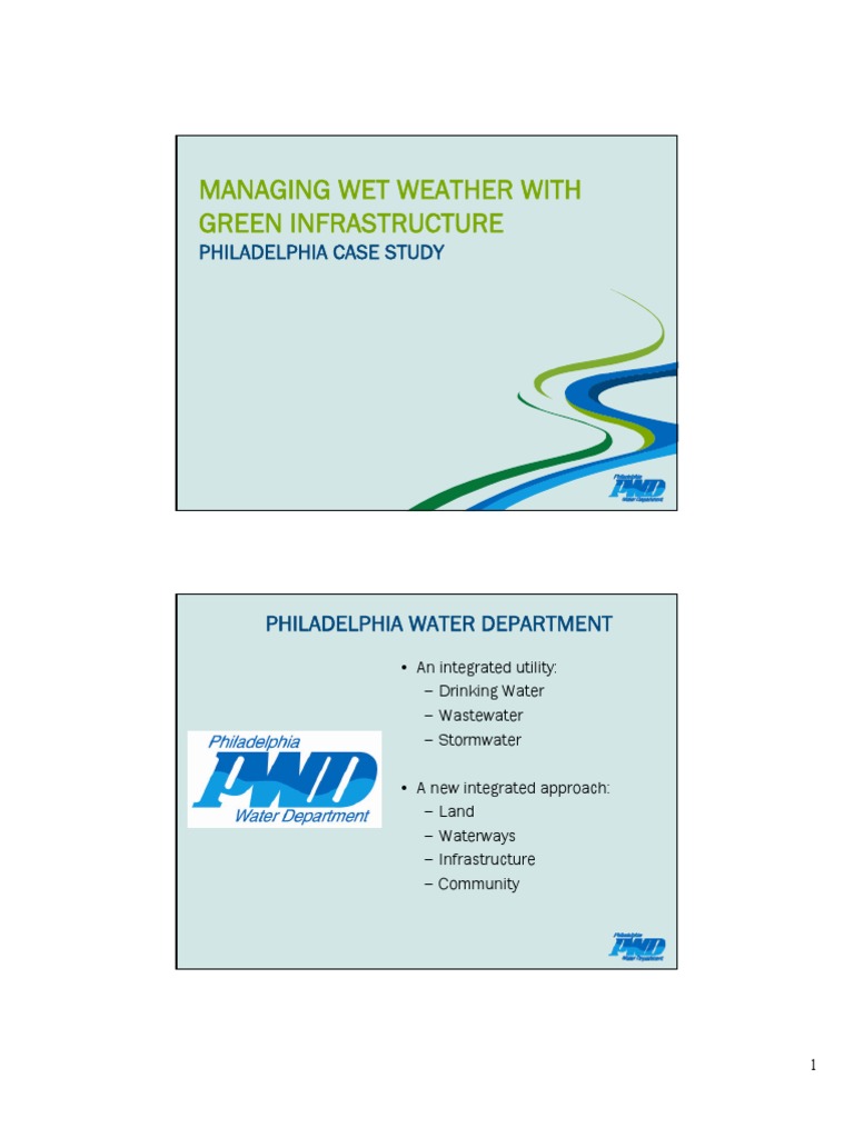 Green Infrastructure - Philadelphia | PDF | Green Infrastructure ...