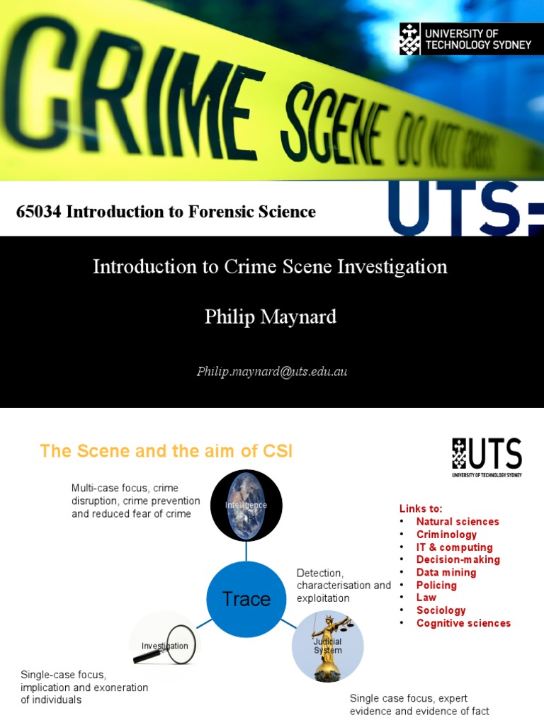 Introduction To Crime Scene Investigation Philip Maynard | PDF | Crime ...