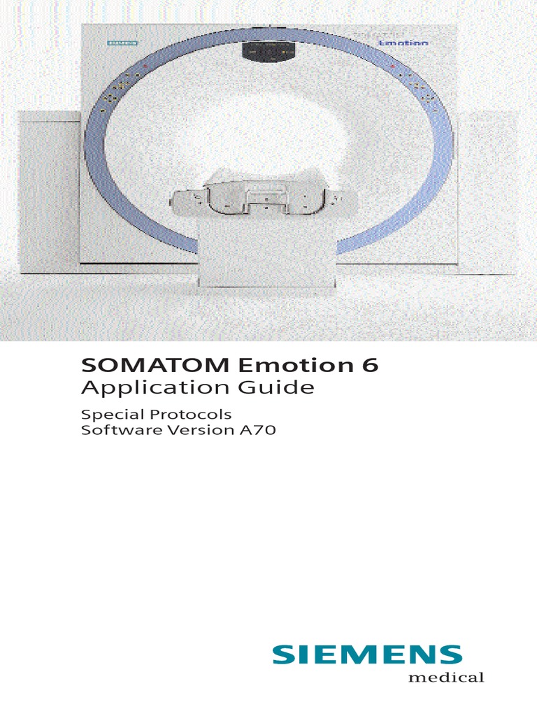 Somatom Emotion 6 Special | PDF | Atrium (Heart) | Circulatory System