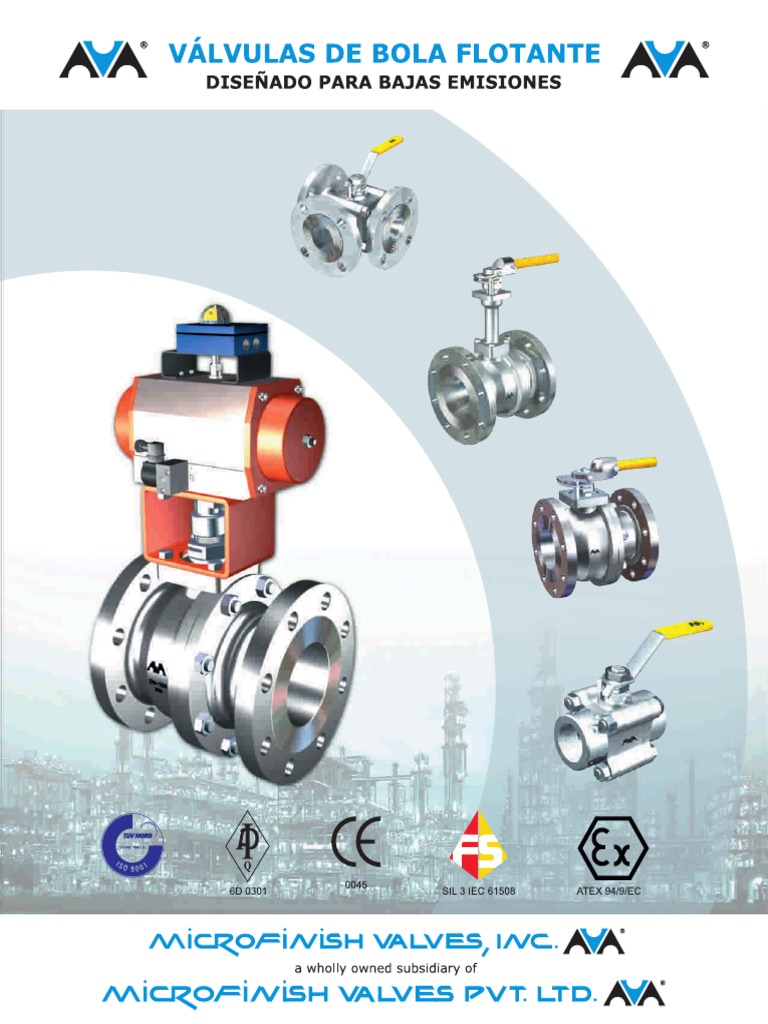 Floating Ball Valve Brochure Spanish | PDF