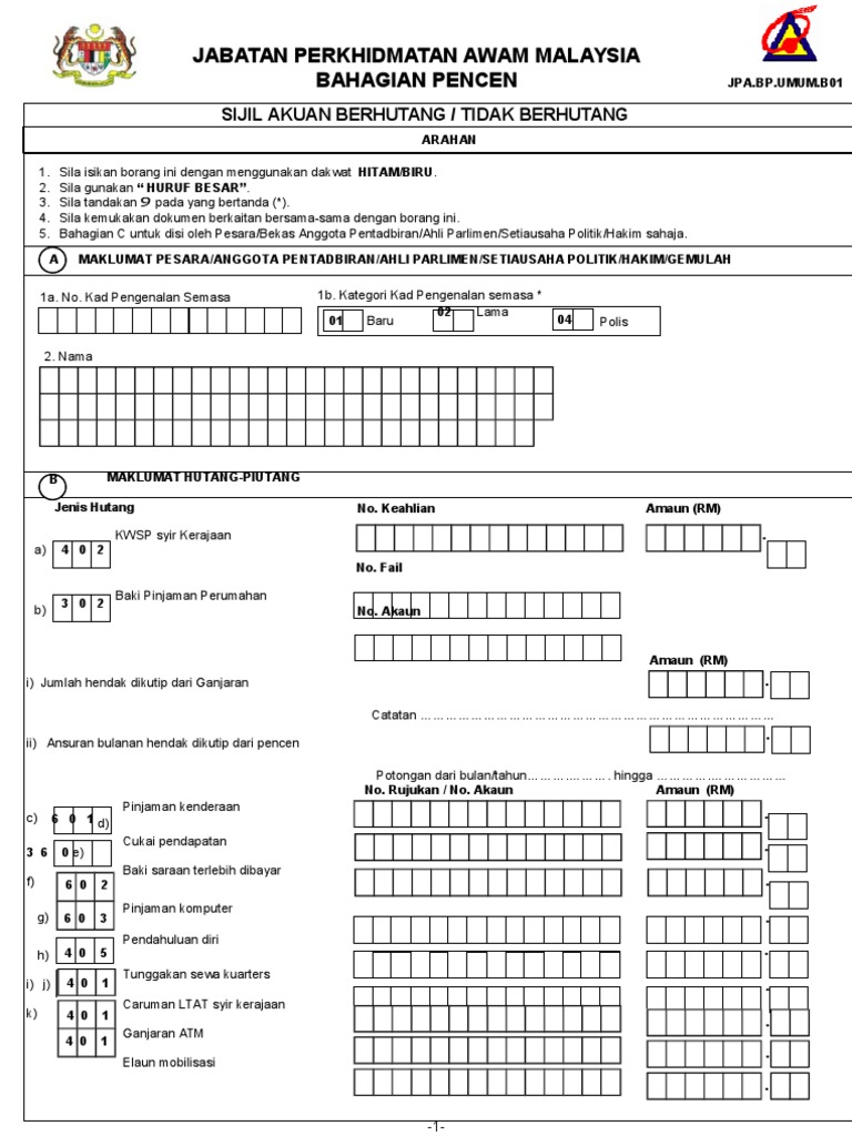 Jpa BP Umum B01 | PDF