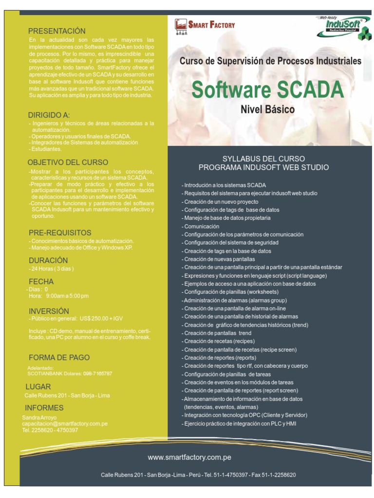 Curso Básico de SCADA con Indusoft | PDF | Scada | Automatización