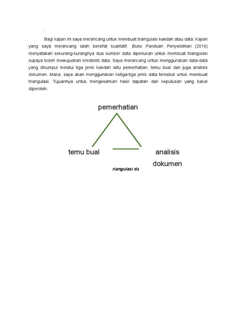 Triangulasi Data | PDF