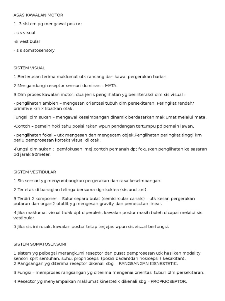 Asas Kawalan Motor | PDF