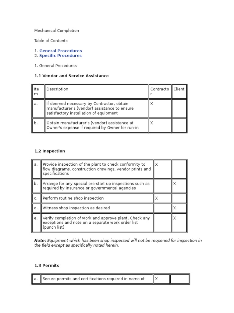 Mechanical Completion | PDF | Transformer | Hvac